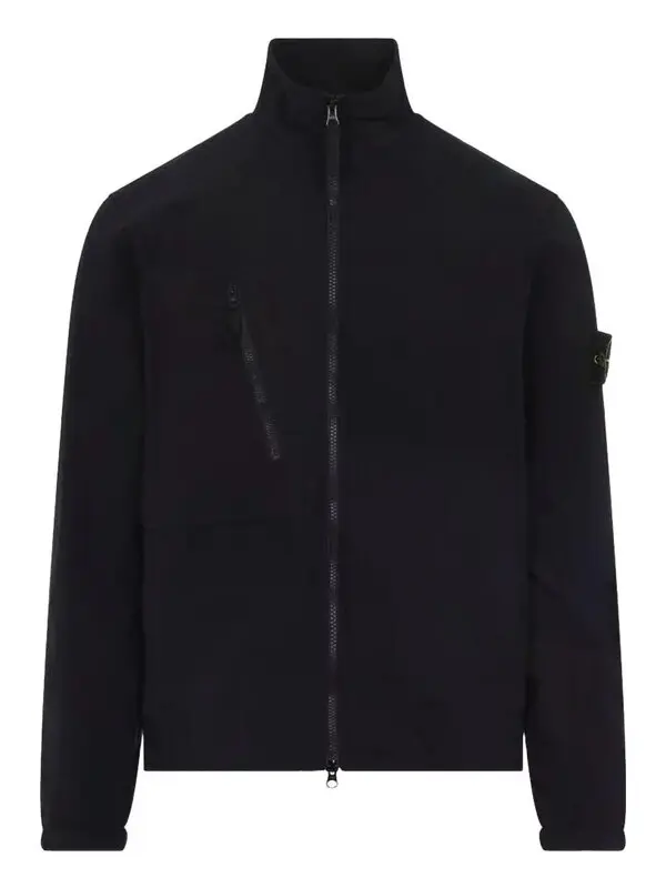 Stone Island Zip-fastening Pocket Jacket - Black