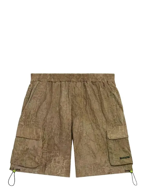 BARROW Cargo Drawstring Shorts - Brown