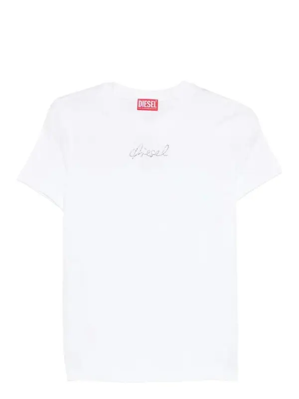 DIESEL® Logo Short-sleeve T-shirt - White