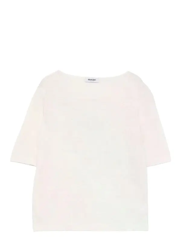 BASE Round-neck T-shirt - Neutrals