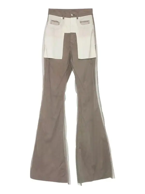 Rick Owens Bolan Panelled Trousers - Brown