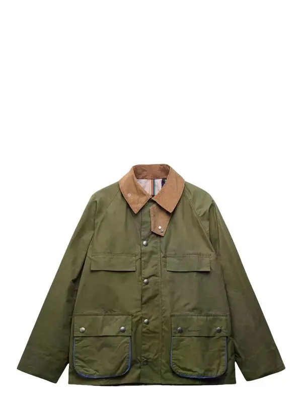 Barbour X Paul Smith Sugarlump Bedale Corduroy-collar Jacket - Green