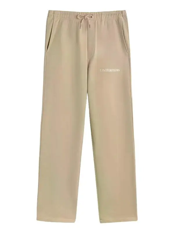 LES HÉRITIERS Logo-detail Trousers - Neutrals