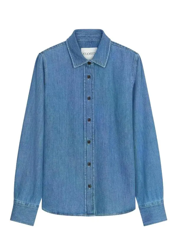 Closed Buttoned Classic Shirt - Blue
