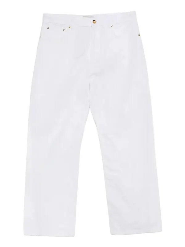 Alberta Ferretti Cotton Jeans - White