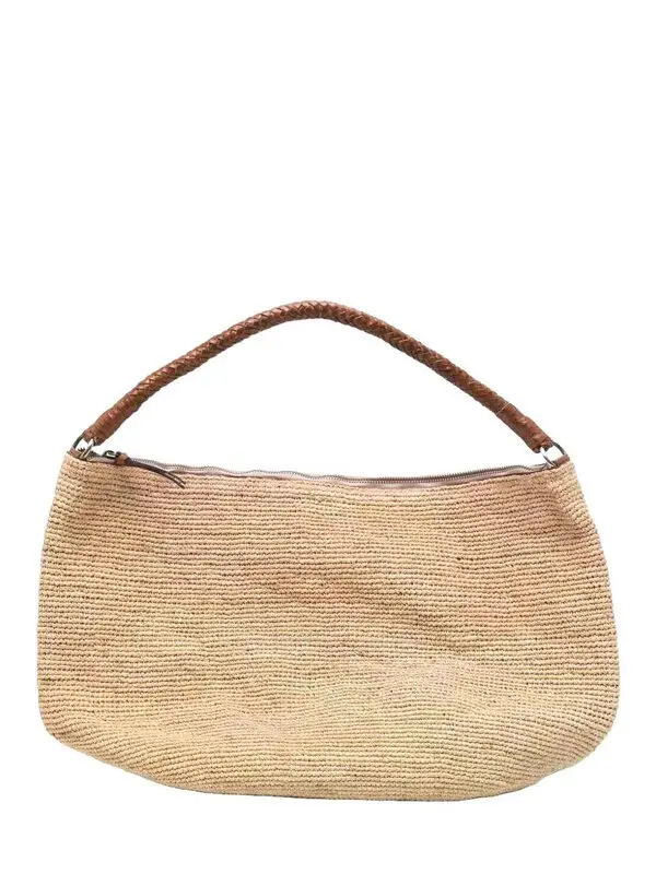 IBELIV Utopia Crocheted Raffia Shoulder Bag - Neutrals
