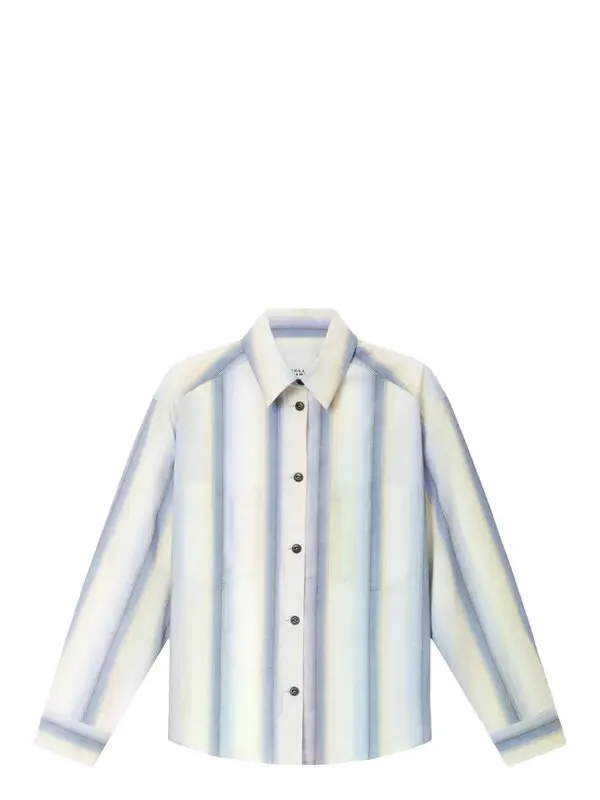 Isabel Marant Mahvane Striped Shirt - Neutrals