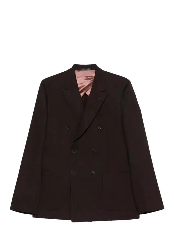 Paul Smith Double-breasted Blazer - Brown