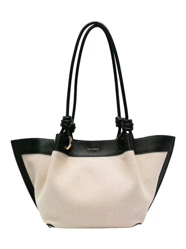 COCCINELLE Knotted-handle Tote Bag - Neutrals