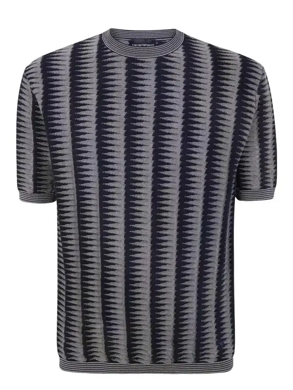 Emporio Armani Patterned T-shirt - Blue