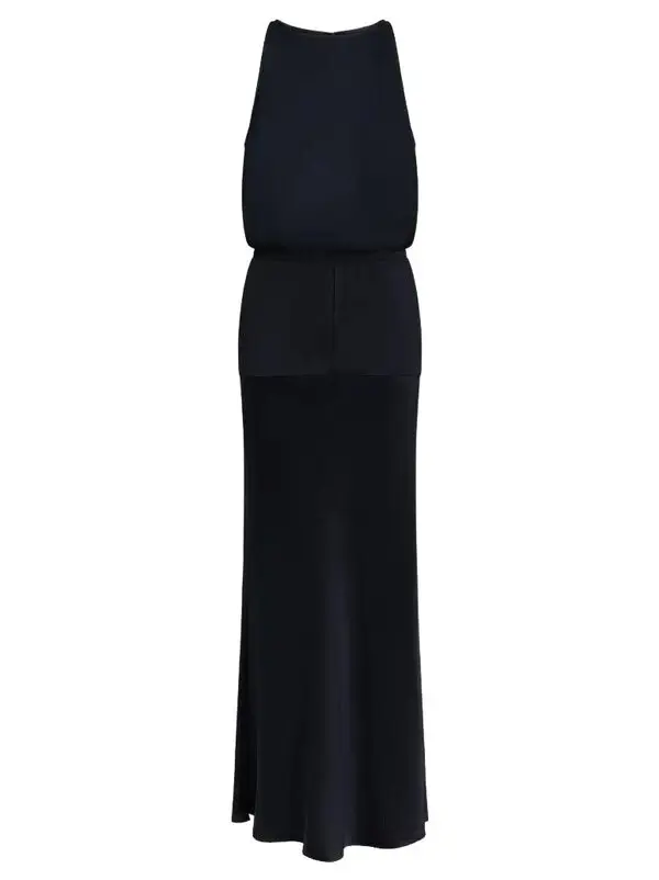 DONDUP Sleeveless Open Back Dress - Black