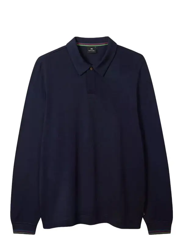 Paul Smith Long-sleeve Polo Shirt - Blue