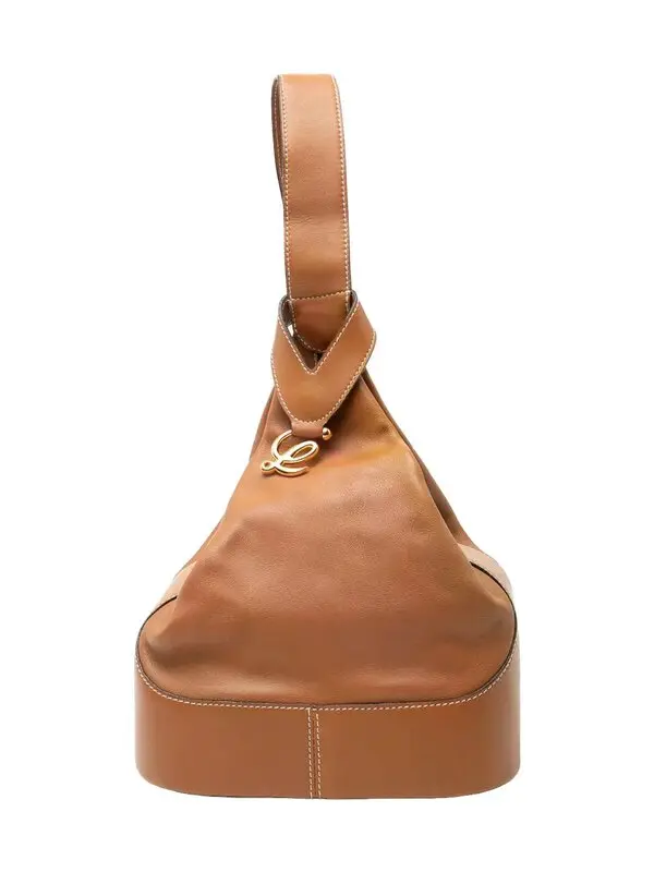 Loewe 1980-2020 Leather Anton Triangle Backpack - Brown