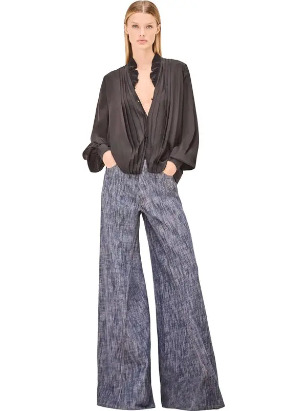 Alexis Wide Leg Pant - Denim
