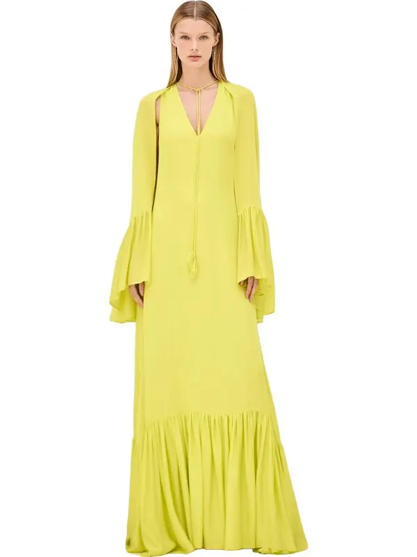 Alexis Francina Maxi Dress - Chartreuse