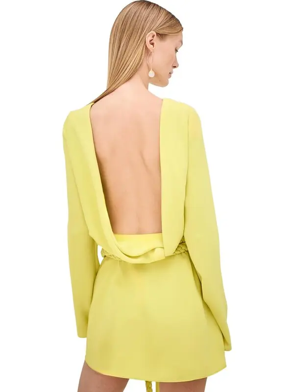 Alexis Angelie Mini Dress - Chartreuse