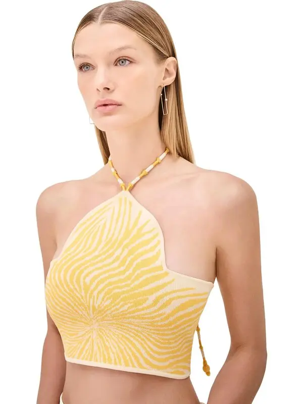 Alexis Gala Top - Yellow Bloom