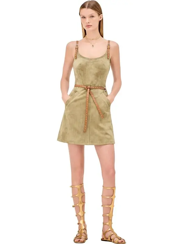 Alexis Kacen Mini Dress - Olive