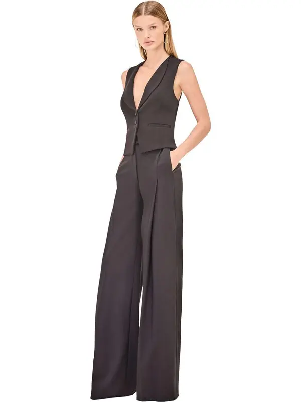 Alexis Jude Wide Leg Trousers - Black