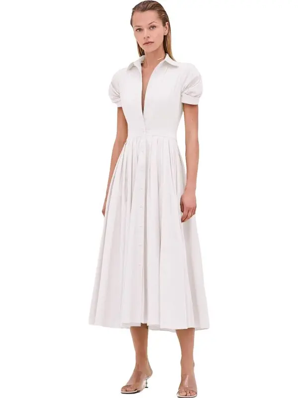 Alexis Gyles Midi Dress - White