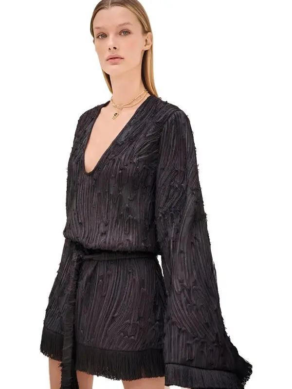 Alexis Jen Mini Dress - Black