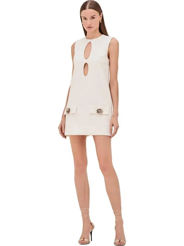 Alexis Krystle Mini Dress - Ivory
