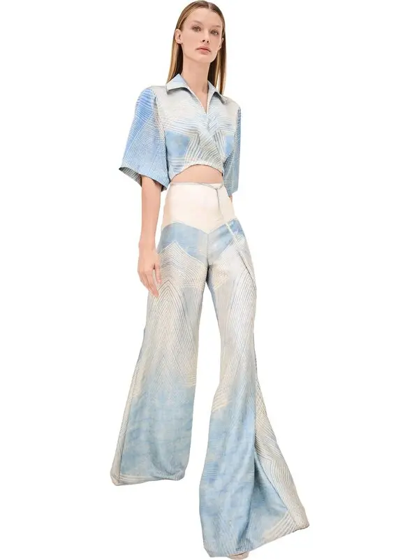 Alexis Liari Top - Azure