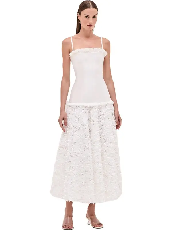 Alexis Maitland Dress - White Flower