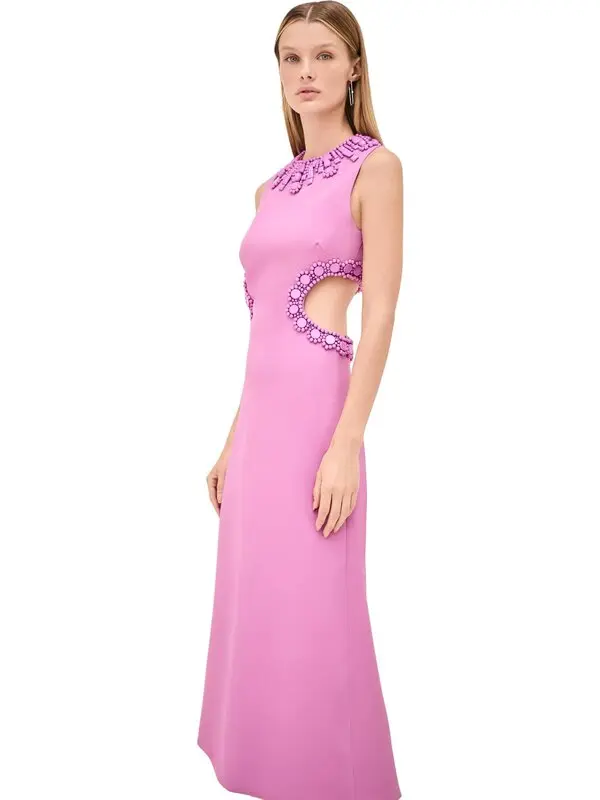 Alexis Leda Midi Dress - Magenta
