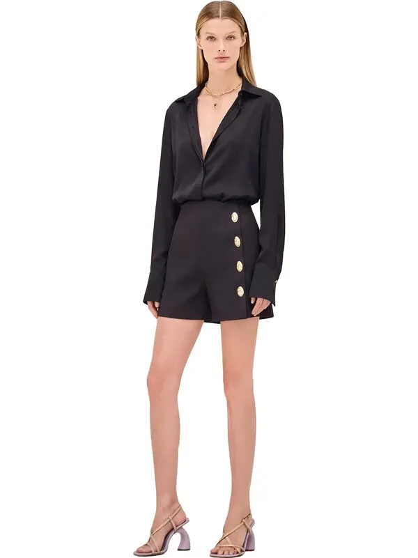 Alexis Pat Top - Black