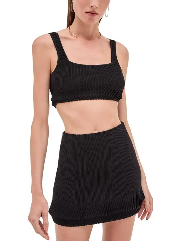 Alexis Ashe Mini Skirt - Black
