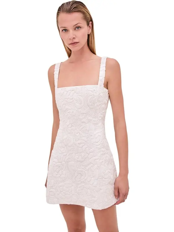 Alexis Rosabel Mini Dress - Ivory Bloom