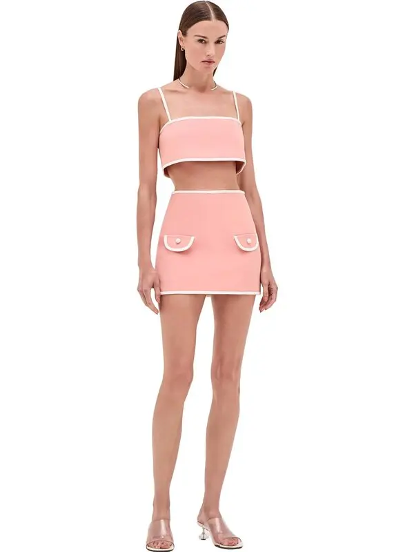 Alexis Rubino Mini Skirt - Melon