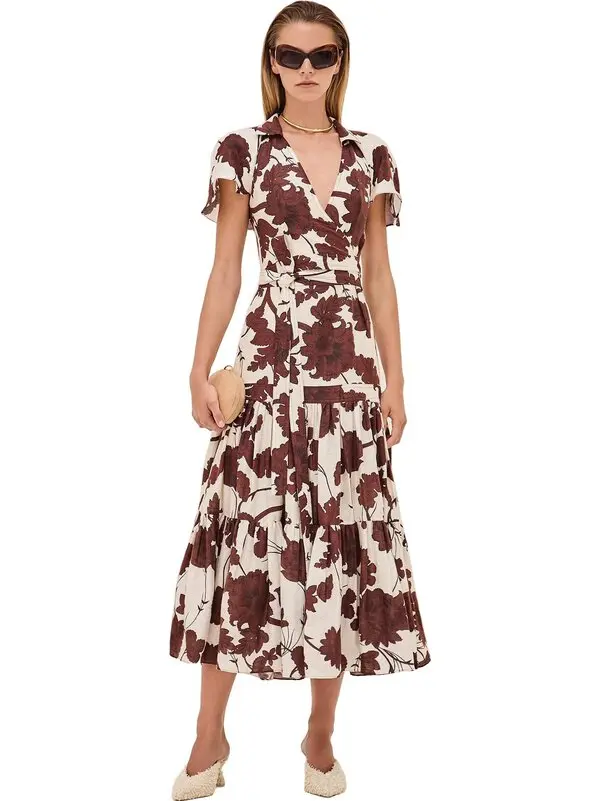 Alexis Avanna Midi Dress - Obsidian Brown
