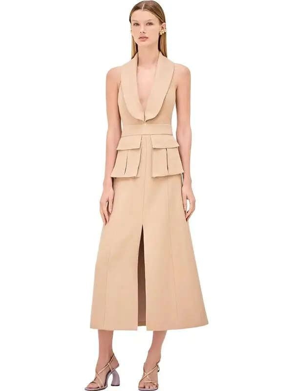 Alexis Sessile Midi Dress - Dune