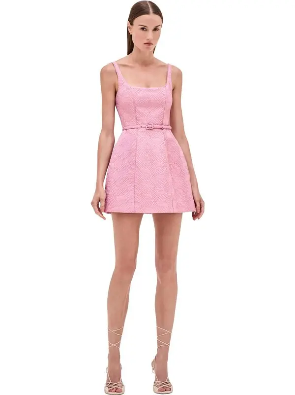 Alexis Bijoux Mini Dress - Rose Illusion
