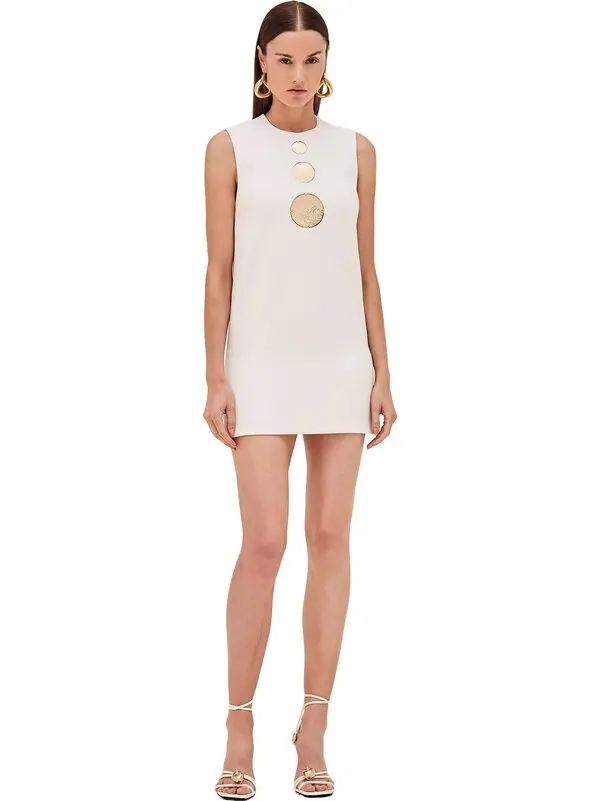 Alexis Vango Sheath Mini Dress - Ivory