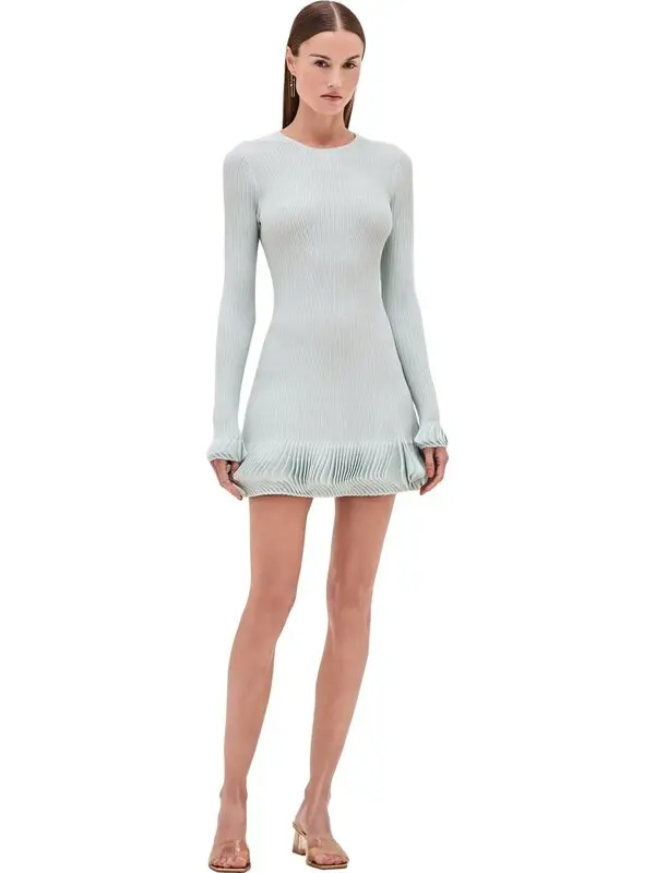 Alexis Bryn Knit Mini Dress - Ice Blue