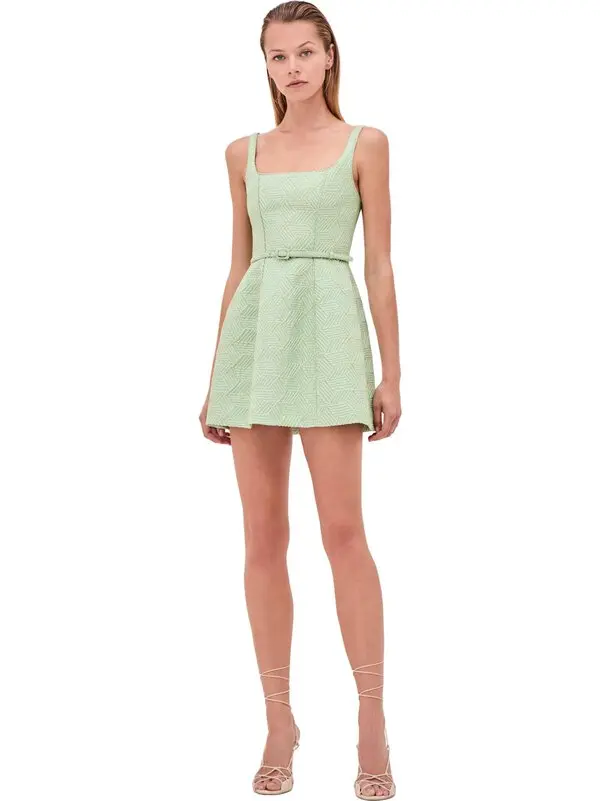 Alexis Bijoux Mini Dress - Mint Illusion