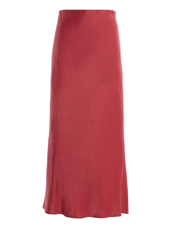 FAVORITE DAUGHTER Form-fitting Maxi Skirt - Red