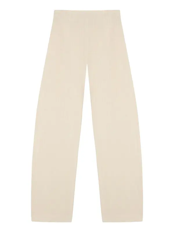 CORTANA Costa Linen Wide-leg Pants - Ivory