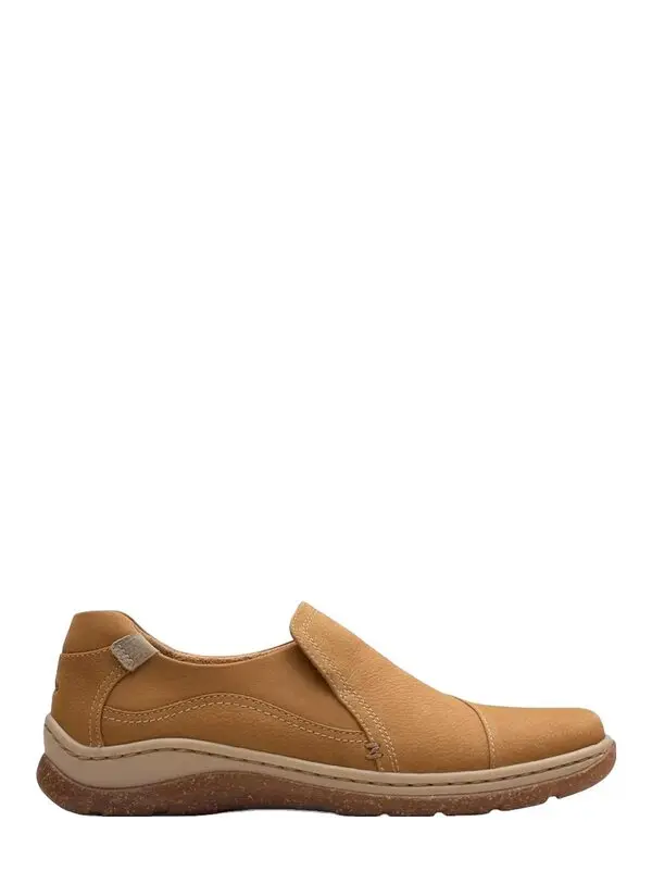 Clarks Orlene Slip-on Loafer - Light Tan Nubuck
