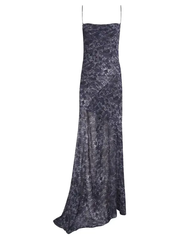 CORTANA Meena Silk Maxi Dress - Print