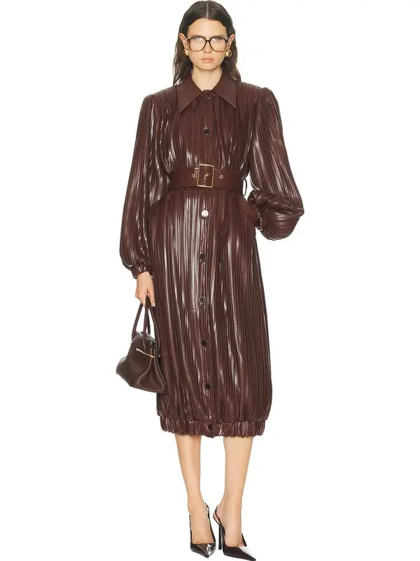 ROWEN ROSE Long Coat - Brown