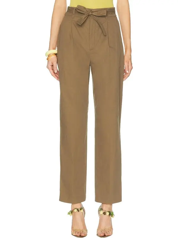 Saint Laurent Twill Pant - Taupe