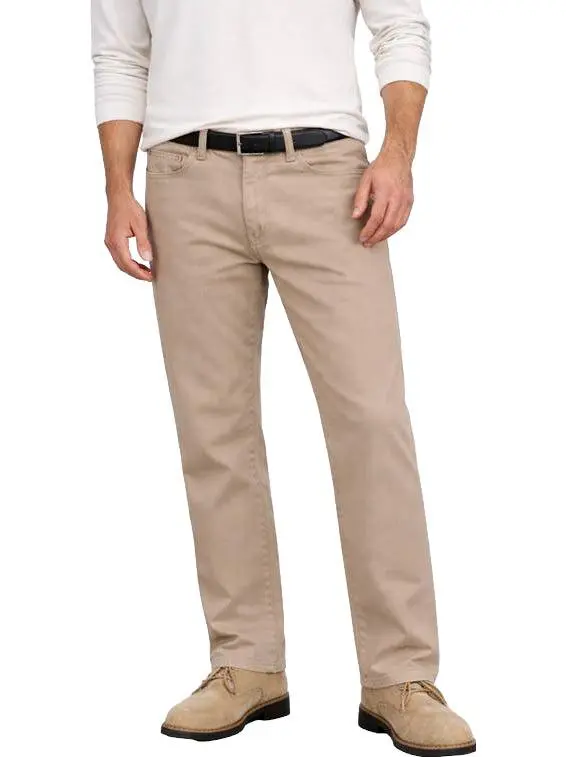 Fidelity Denim 50-11 Relaxed Straight Leg Jeans - Latte