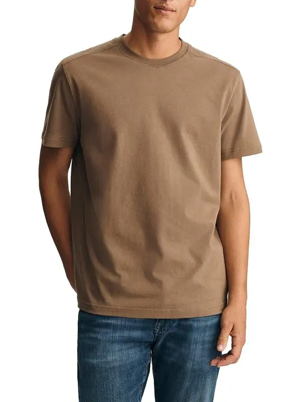 MAVI Classic Fit Cotton T-shirt - Shitake