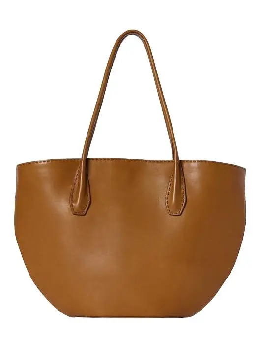THE ROW Alger Geometric Tote - Cuir/cuir Ans