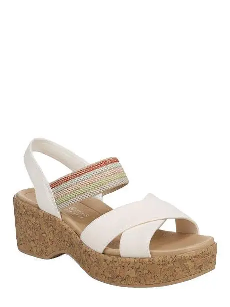 LIFESTRIDE Verity Platform Wedge Sandal - Sugar