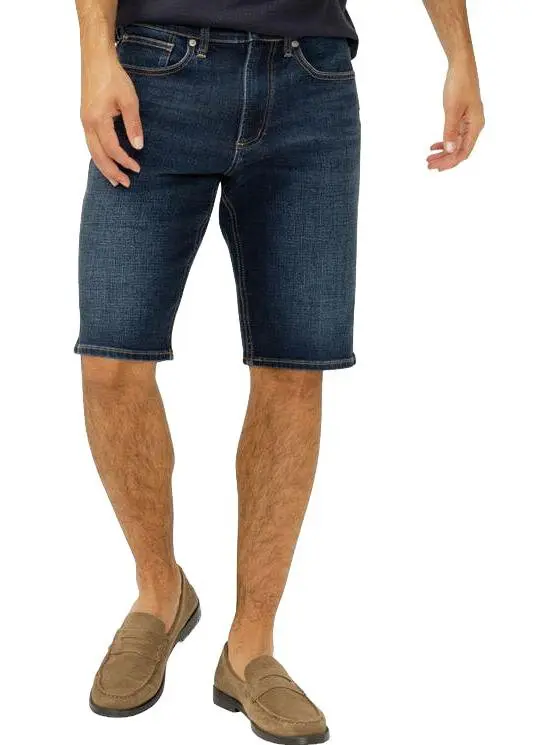 SILVER JEANS CO. Zac Relaxed Fit Denim Shorts - Twister